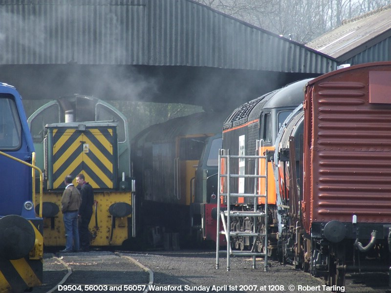 D9504, 56003 and 56057.